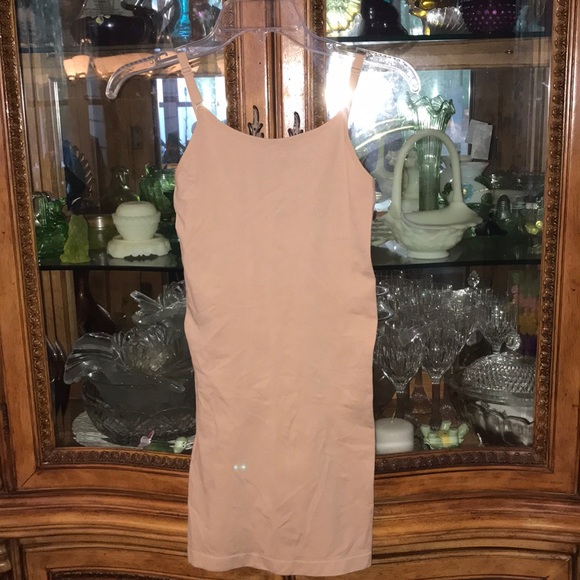 Hanes | Intimates & Sleepwear | Hanes Seamless Open Bust Nude Dress ...